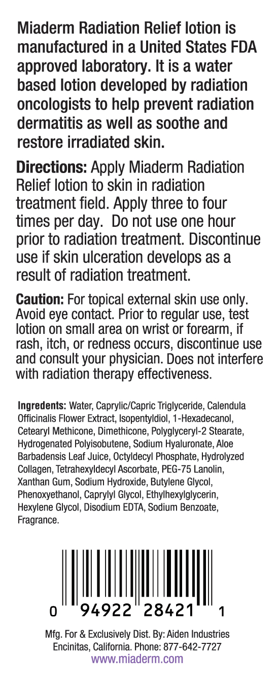Miaderm Radiation Relief - Miaderm Radiation Relief