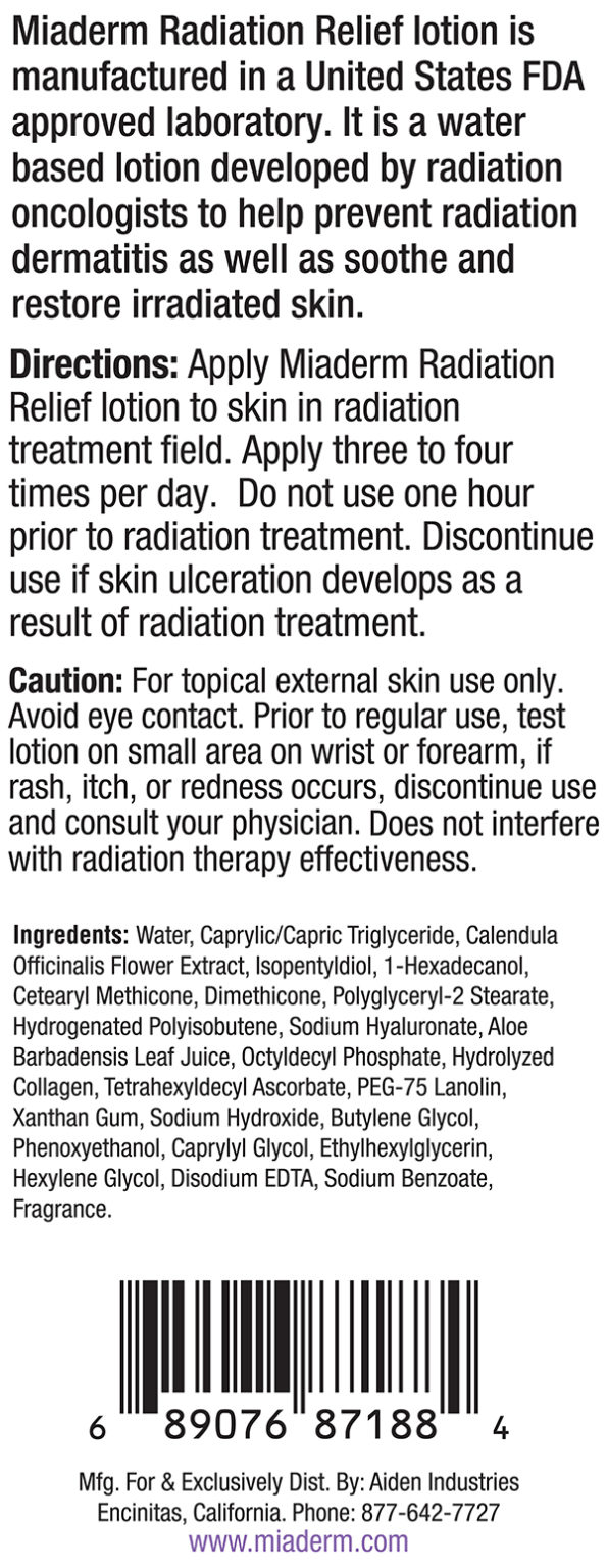 Miaderm Radiation Relief - Miaderm Radiation Relief